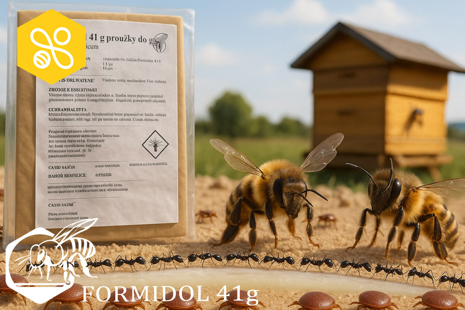 Návod na použití přípravku Formidol proti roztoči Varroa destructor